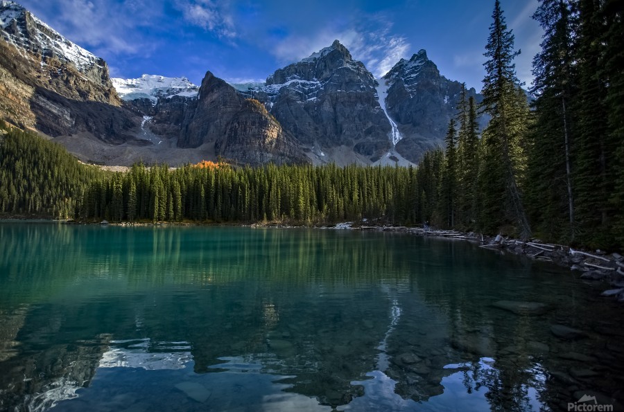 Moraine Lake by Robert R Grove Wall Art